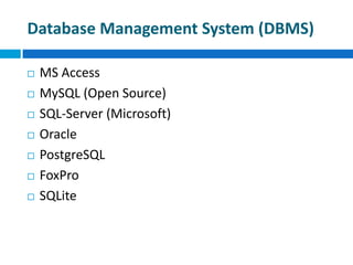 Web app development_my_sql_08 | PPT