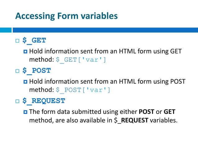 Web app development_php_07 | PDF