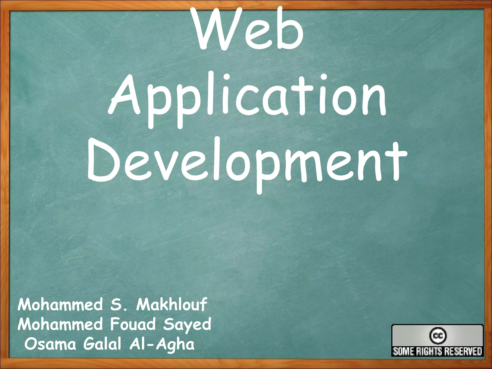 Web Application Development Fundamentals Ppt