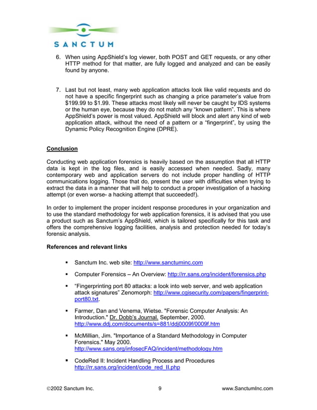 Web App Forensics | PDF
