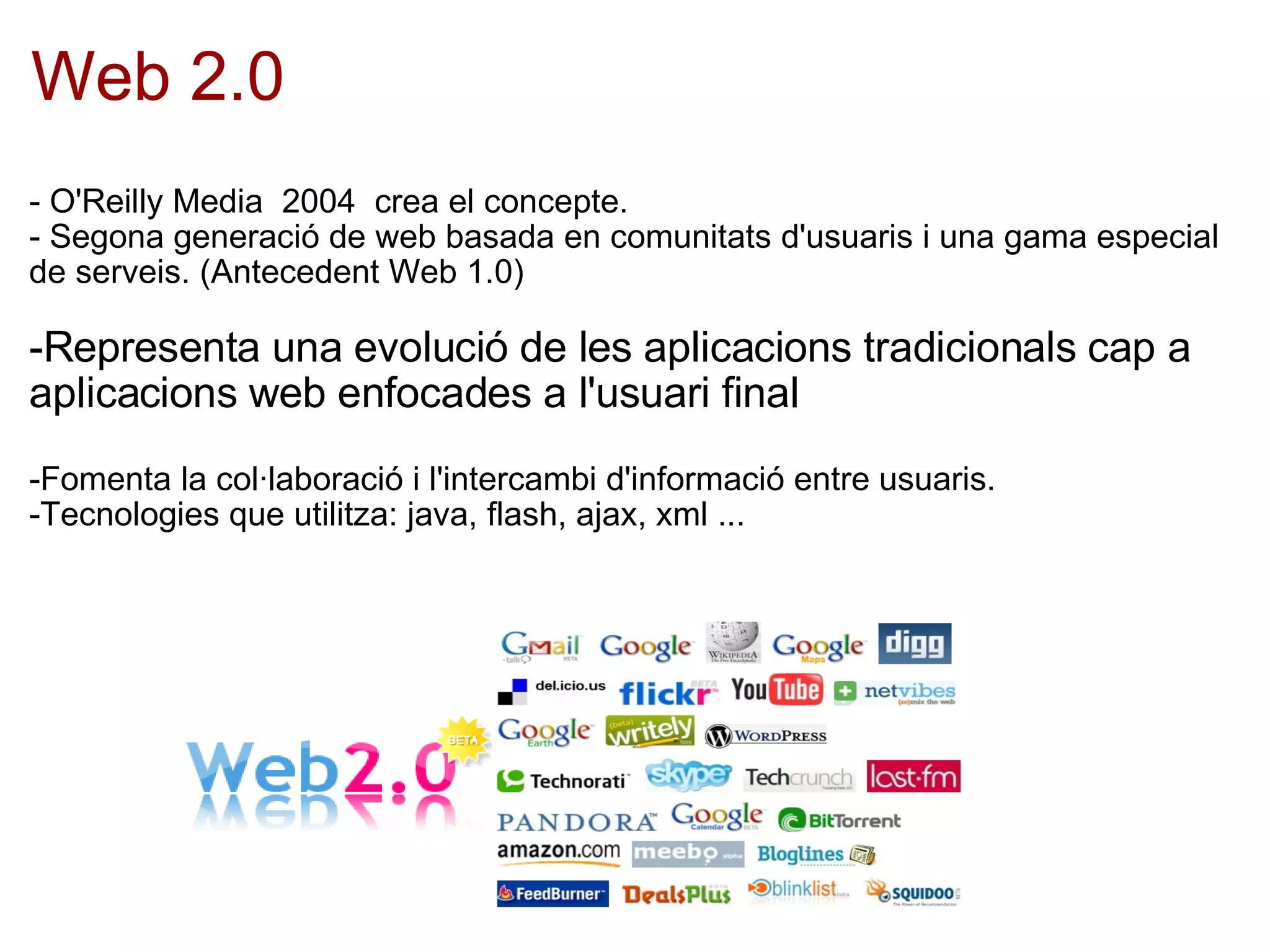 Aplicacions web | PPT