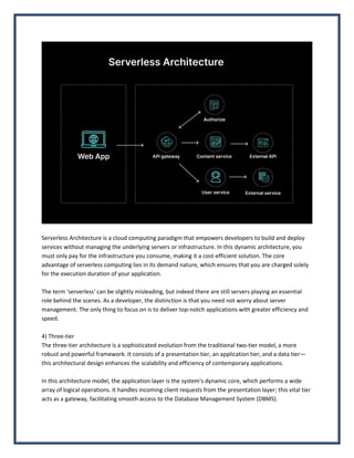 A Comprehensive Guide to Web Application Architecture | PDF