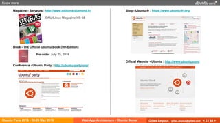 UbuntuParty: Web application architecture with Ubuntu | PDF | Operating Systems | Computer ...