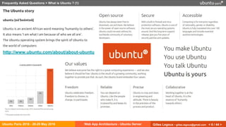 UbuntuParty: Web application architecture with Ubuntu | PDF | Operating Systems | Computer ...