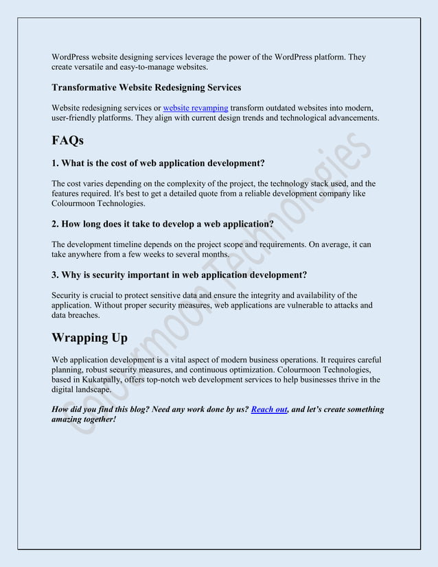 Web Application Development | Comprehensive Guide | PDF Web Application Development | Comprehensive Guide | PDF