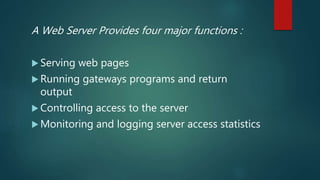 Web application development ( basics ) | PPT