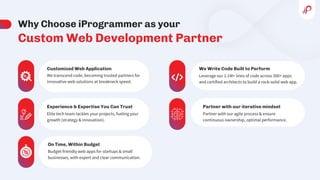 iProgrammer's Web Application Development Services | PDF