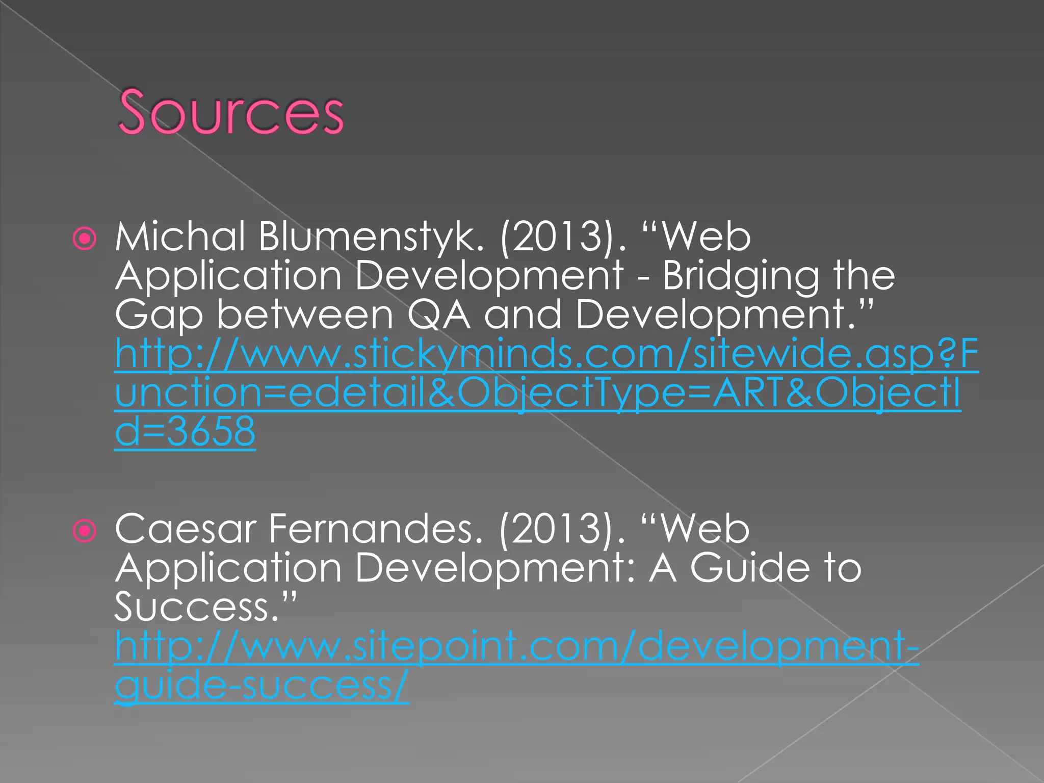 Web Application Development Process presented by @Cygnismedia | PPTX