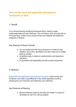 Web Application Development – Top 8 Frameworks in 2025.pdf