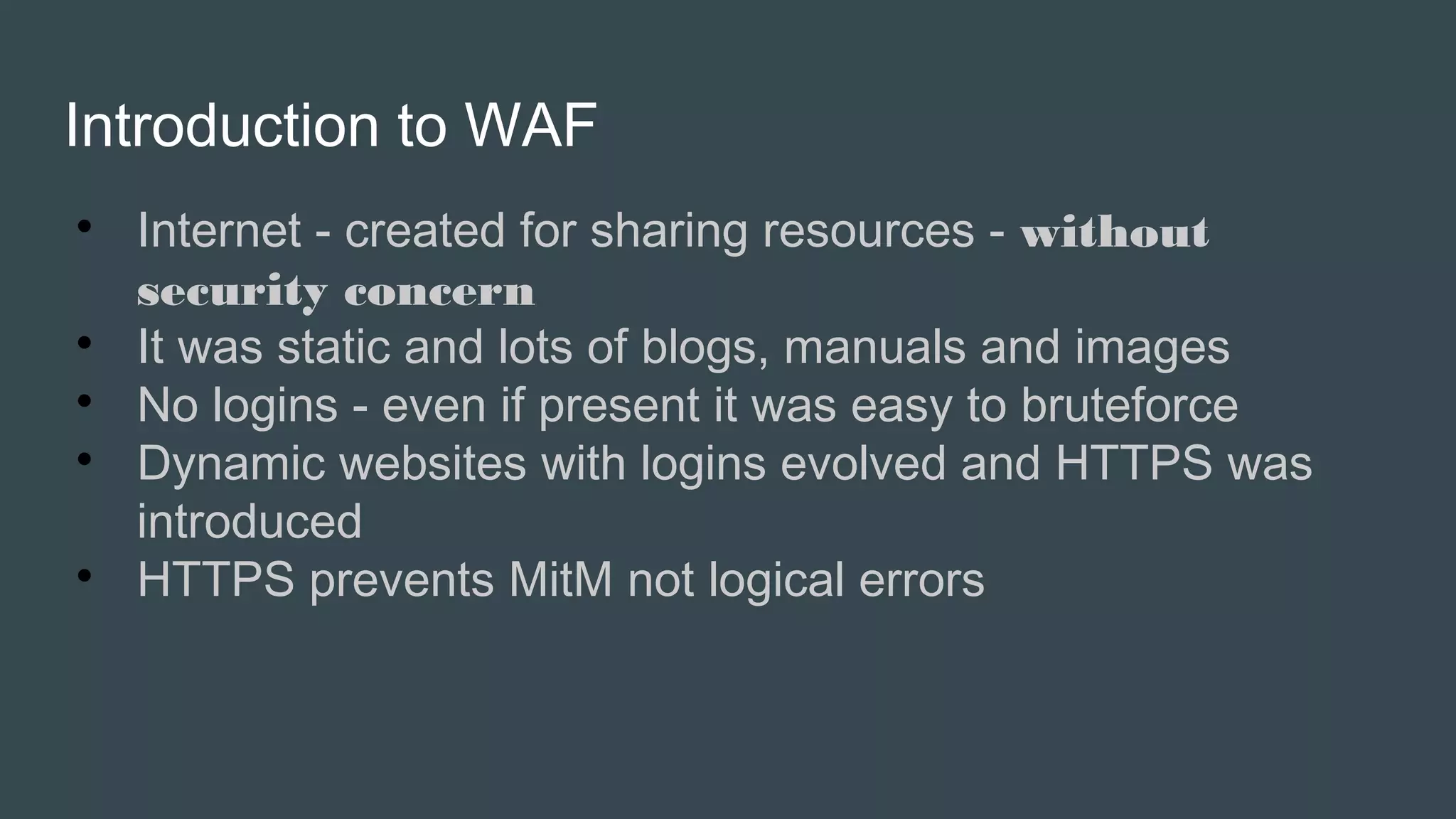 Web Application Firewall | ODP