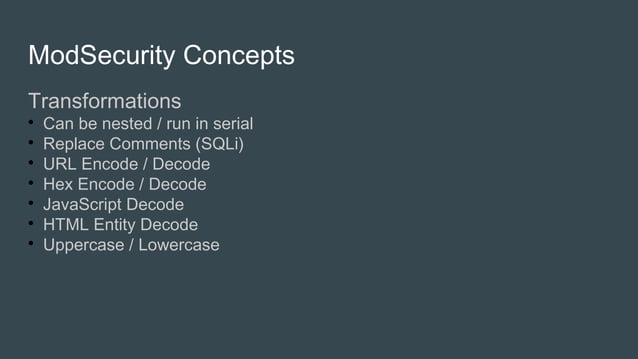 Web Application Firewall | ODP | Internet | Computing