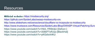 Web Application Firewall | ODP