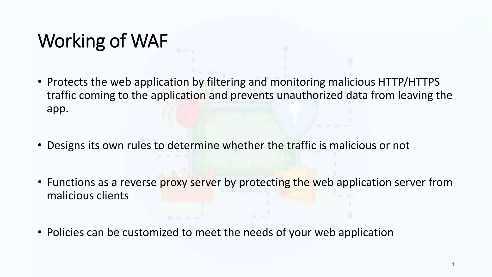 Web Application Firewall Pptx Internet Computing