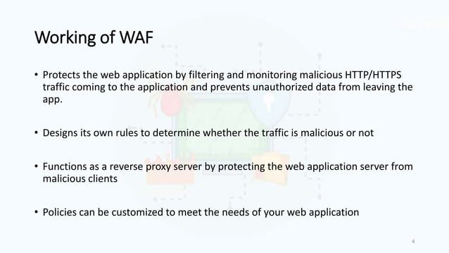 Web application firewall | PPTX | Internet | Computing