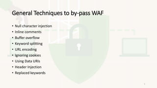 Web application firewall | PPTX