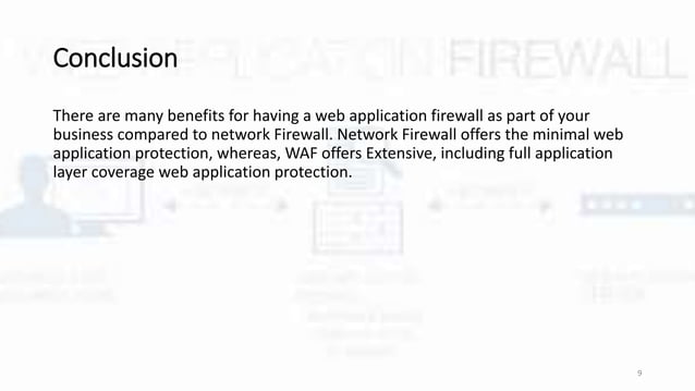 Web application firewall | PPTX | Internet | Computing