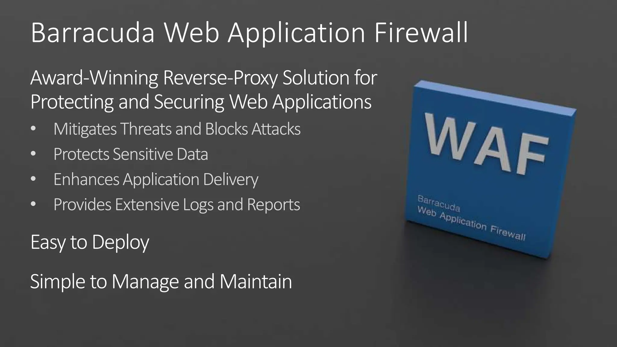 Web Application Firewall Presentation .pdf | Internet | Computing