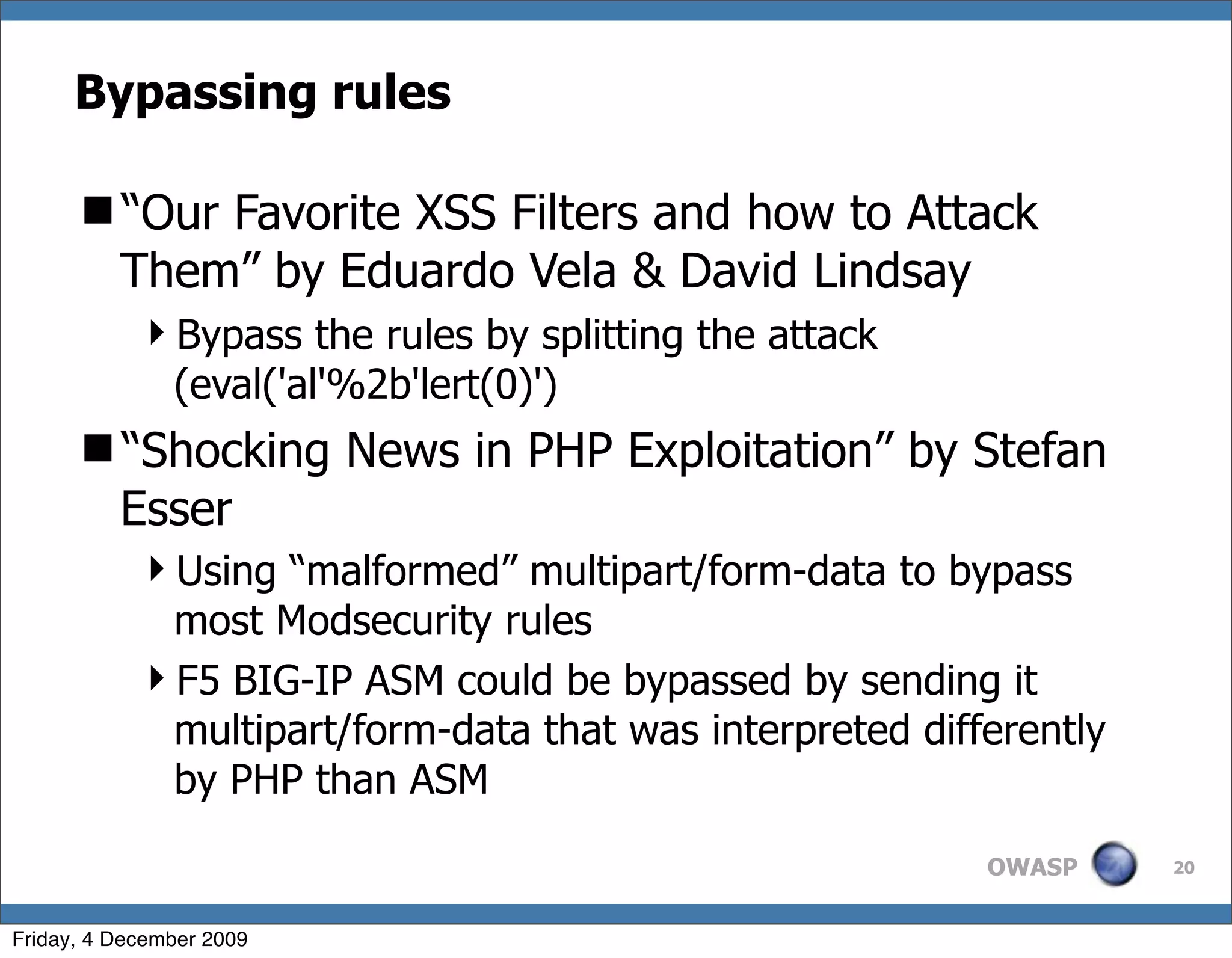 Web Application Firewalls Detection Bypassing And Exploitation Ppt