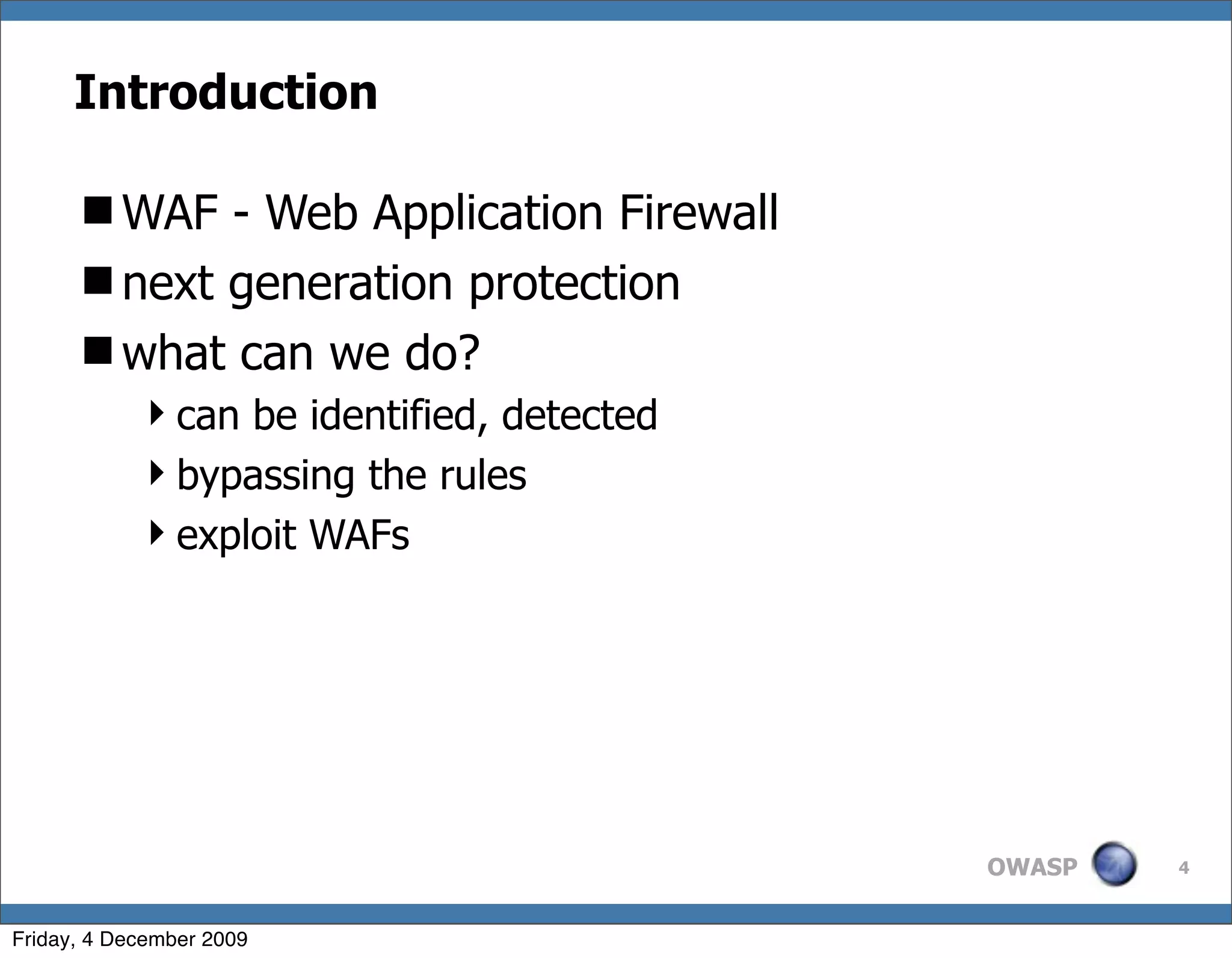 Web Application Firewalls Detection Bypassing And Exploitation Ppt 