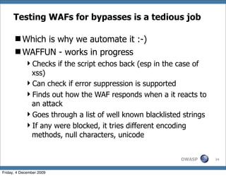 Web Application Firewalls Detection, Bypassing And Exploitation | PDF