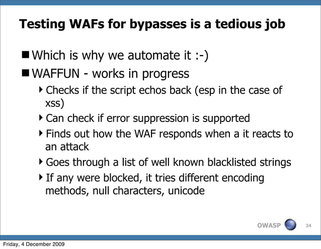 Web Application Firewalls Detection Bypassing And Exploitation Ppt