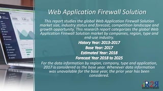 Web application firewall solution market | PPT