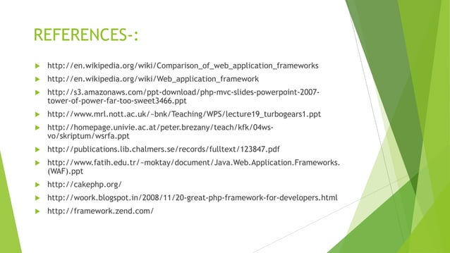 Web Application Framework Pptx 2283