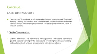 Web application framework | PPTX
