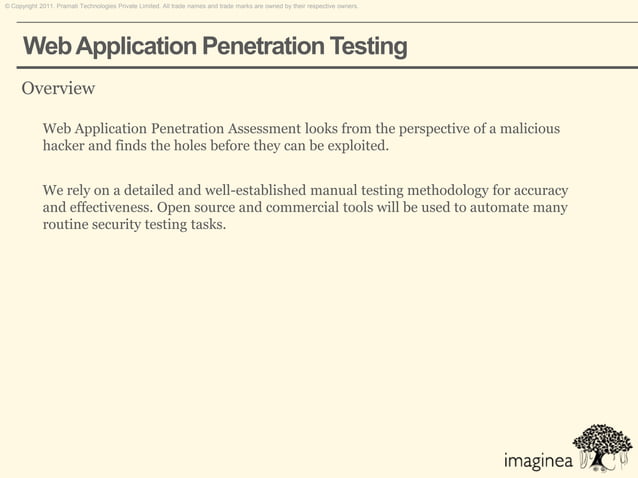 Web application penetration testing | PPTX | Information and Network ...