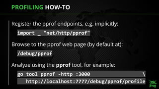GopherCon IL 2020 - Web Application Profiling 101 | PPT