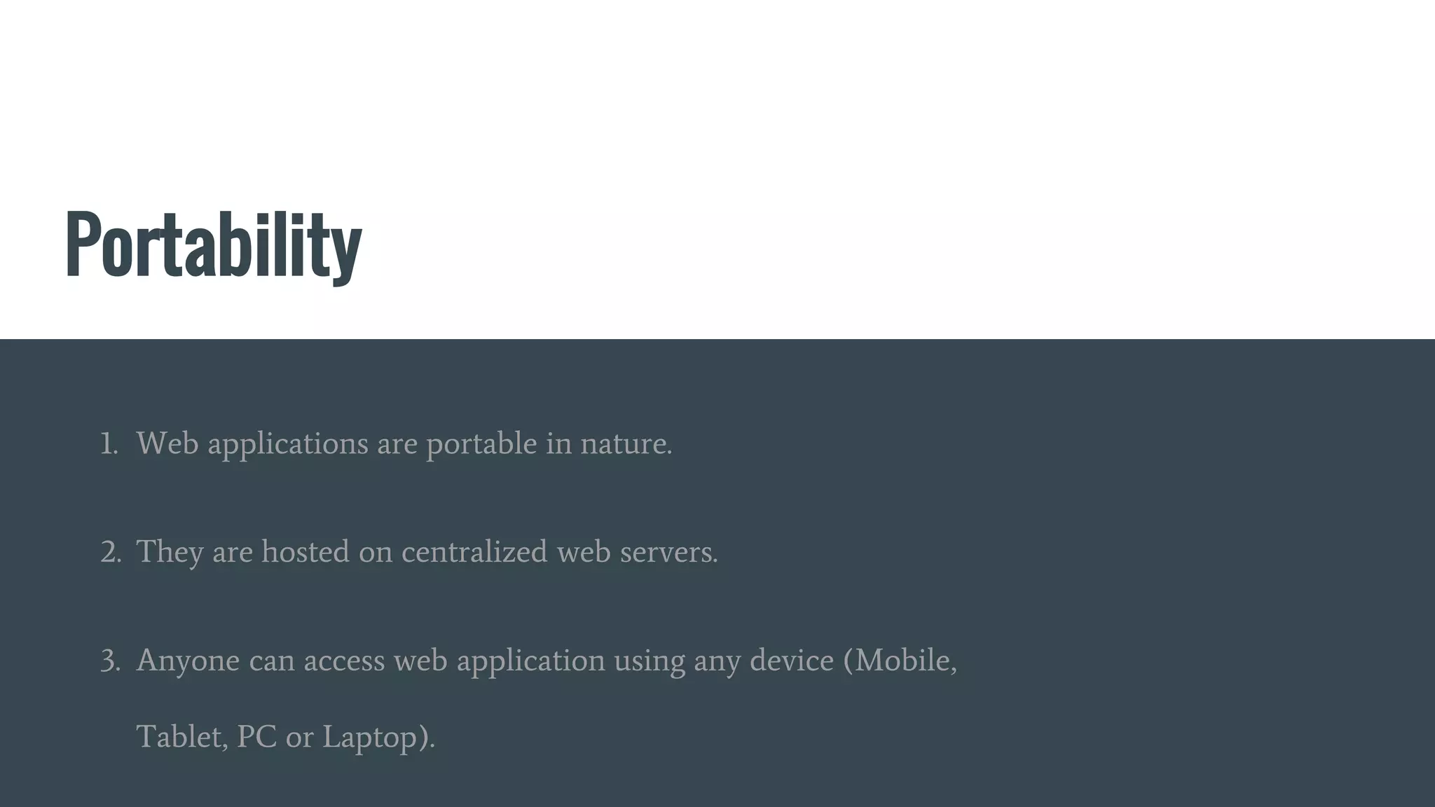 Web applications | PPTX