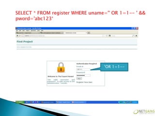 Web application security | PPSX