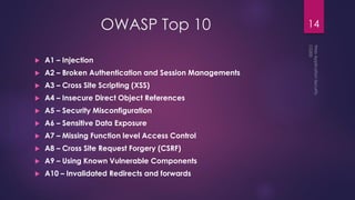 Web application security I | PDF