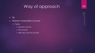 Web application security I | PDF