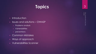 Web application security I | PDF