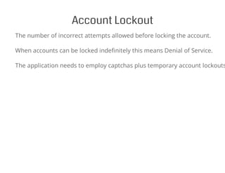 Web Application Security 101 - 06 Authentication | PPT