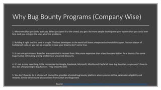 Web Application Security And Getting Into Bug Bounties | PPT