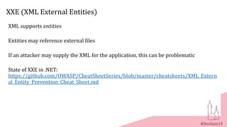Web Application Security Trends (DevSum 2019) | PPT