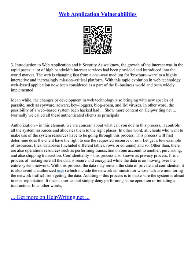 Web Application Vulnerabilities | PDF