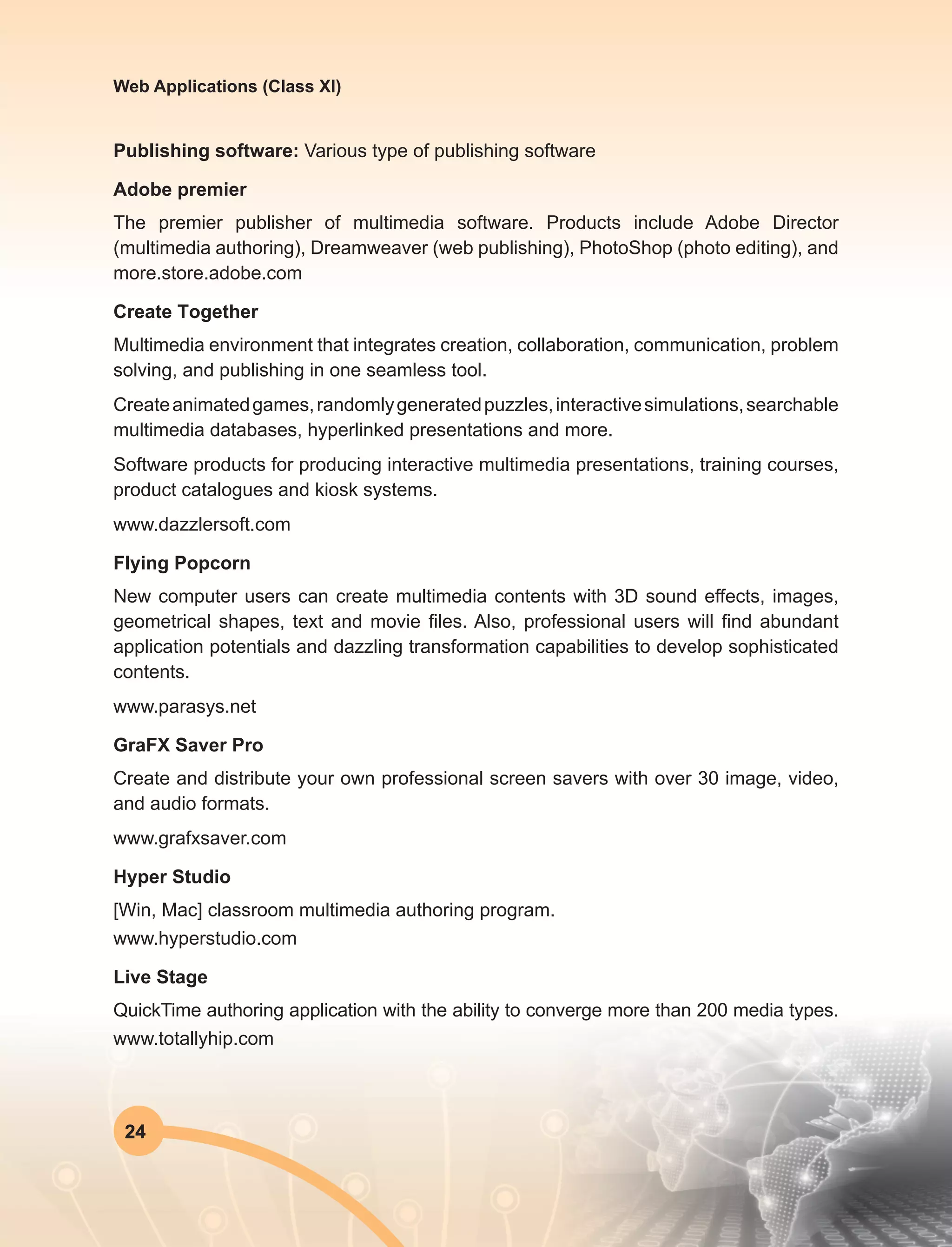 Web Application Class XI (BOOK 1) | PDF