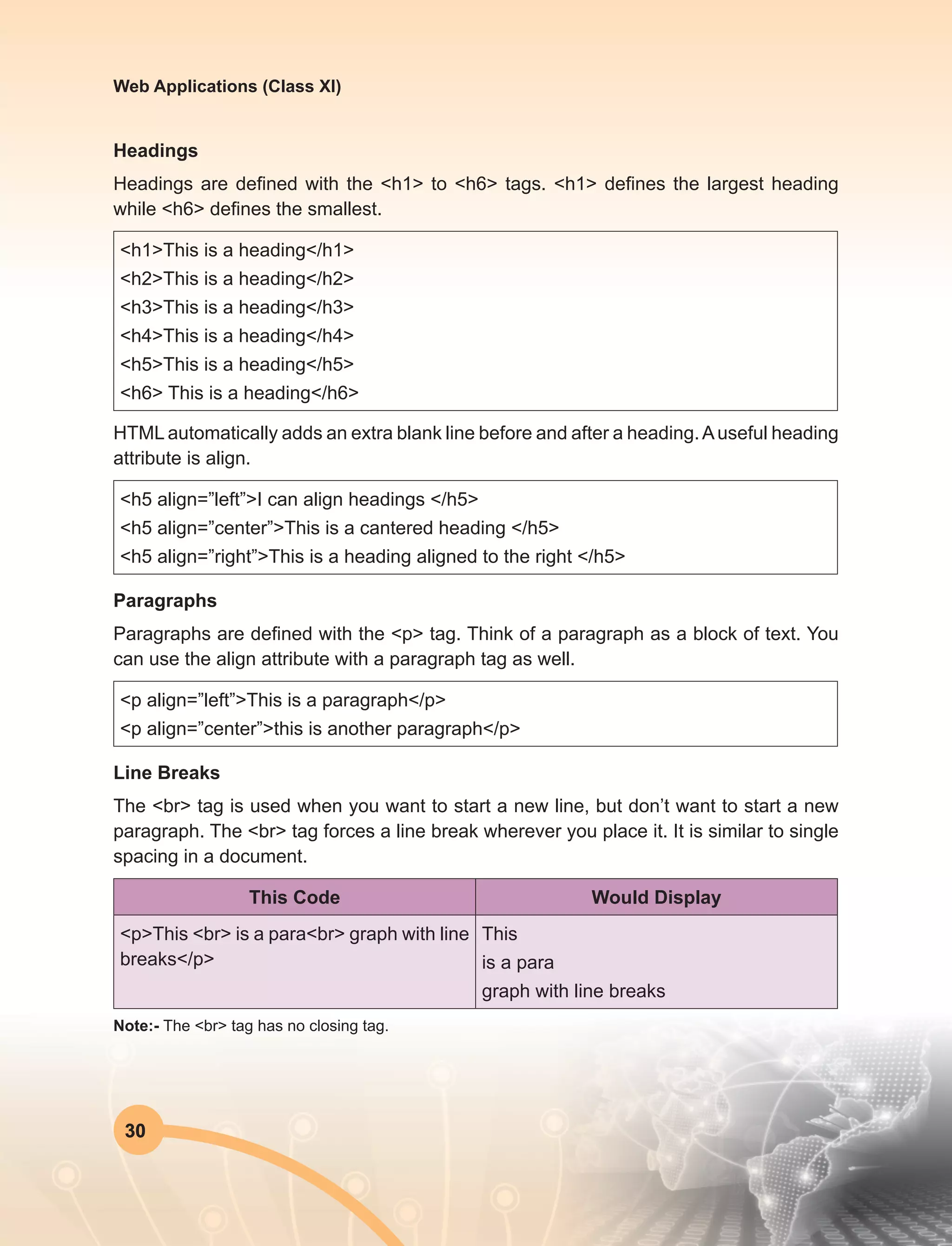 Web Application Class XI (BOOK 1) | PDF