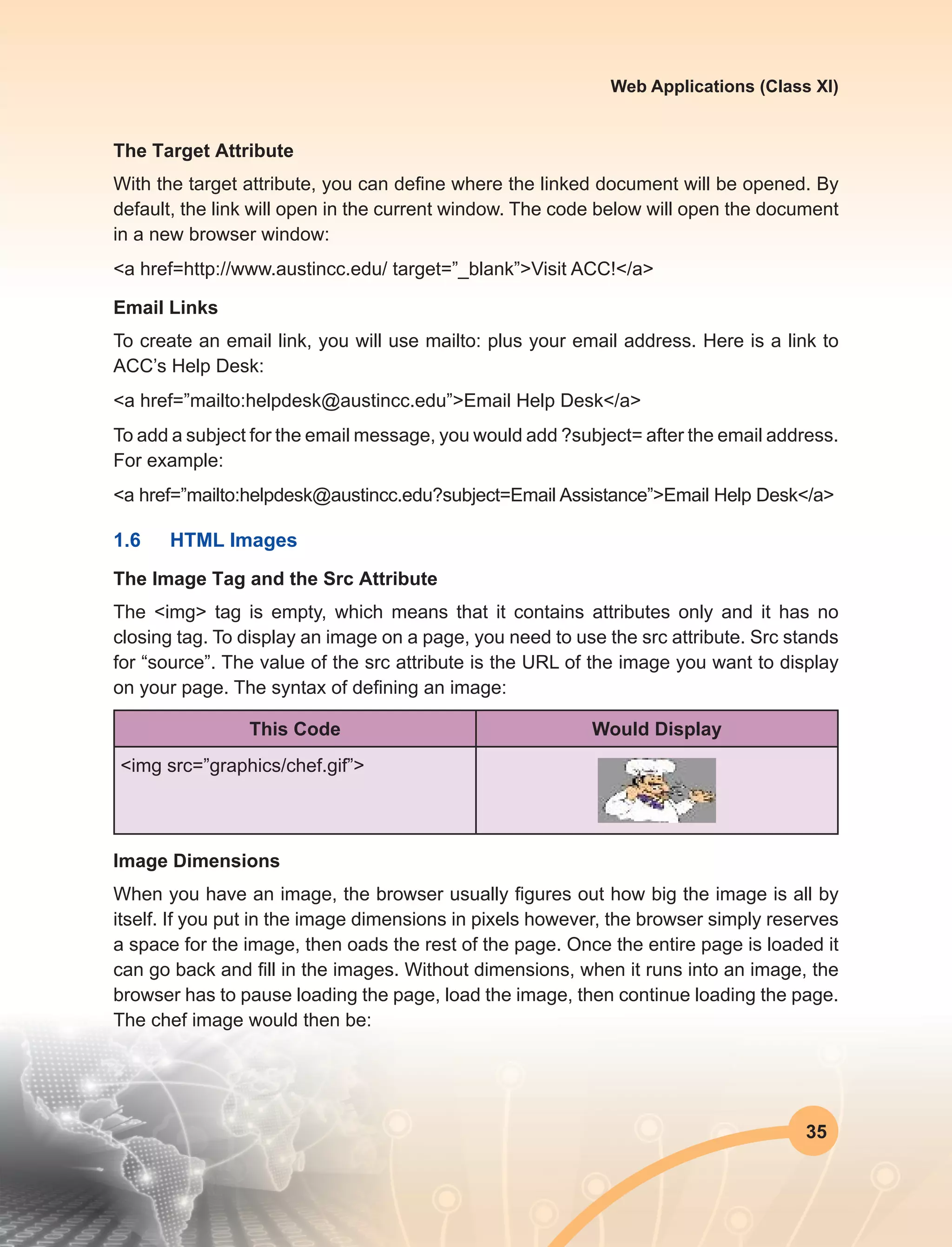 Web Application Class XI (BOOK 1) | PDF