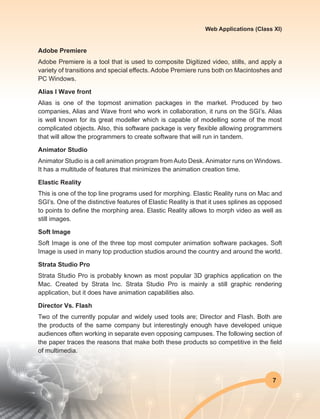 Web Application Class XI (BOOK 1) | PDF