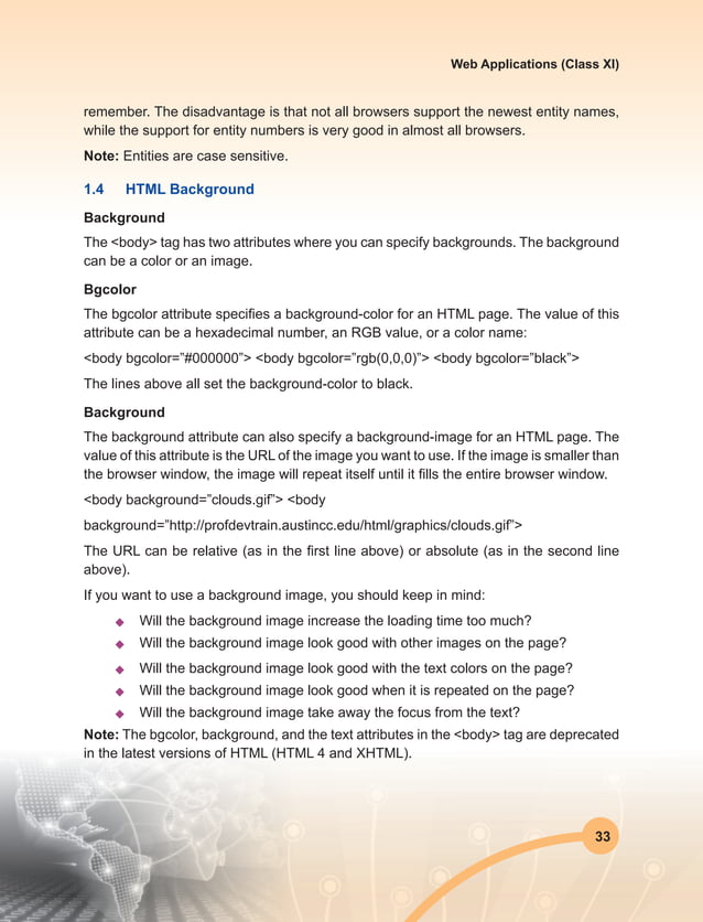 Web Application Class XI (BOOK 1) | PDF