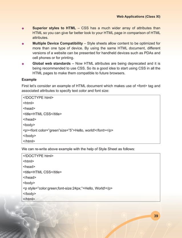 Web Application Class XI (BOOK 1) | PDF