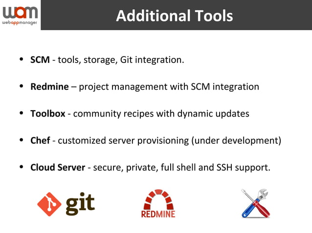 Webappmanager Overview | PPT