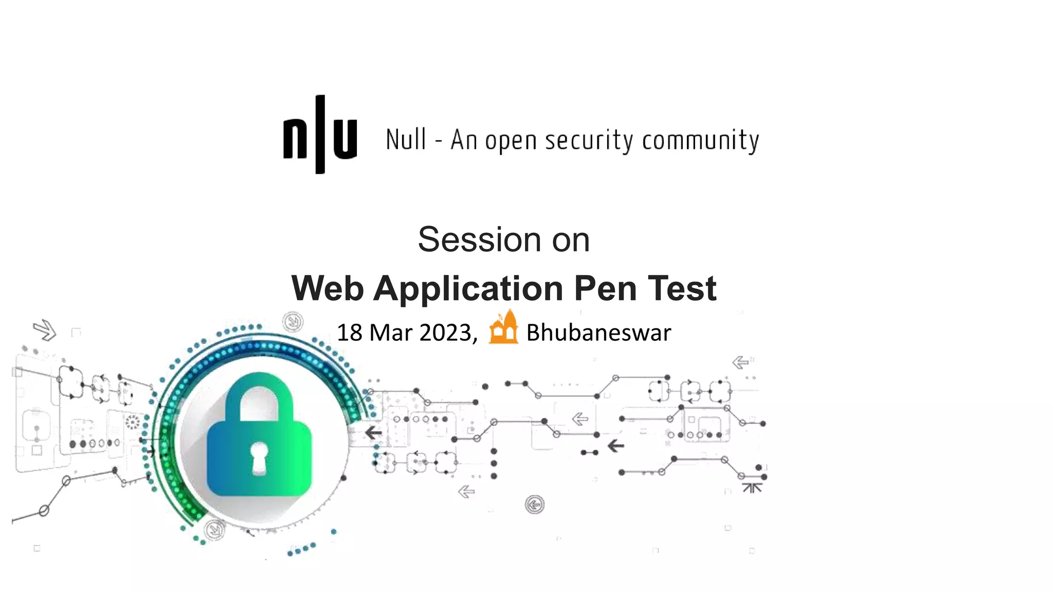 Web App Pen Test | PPT
