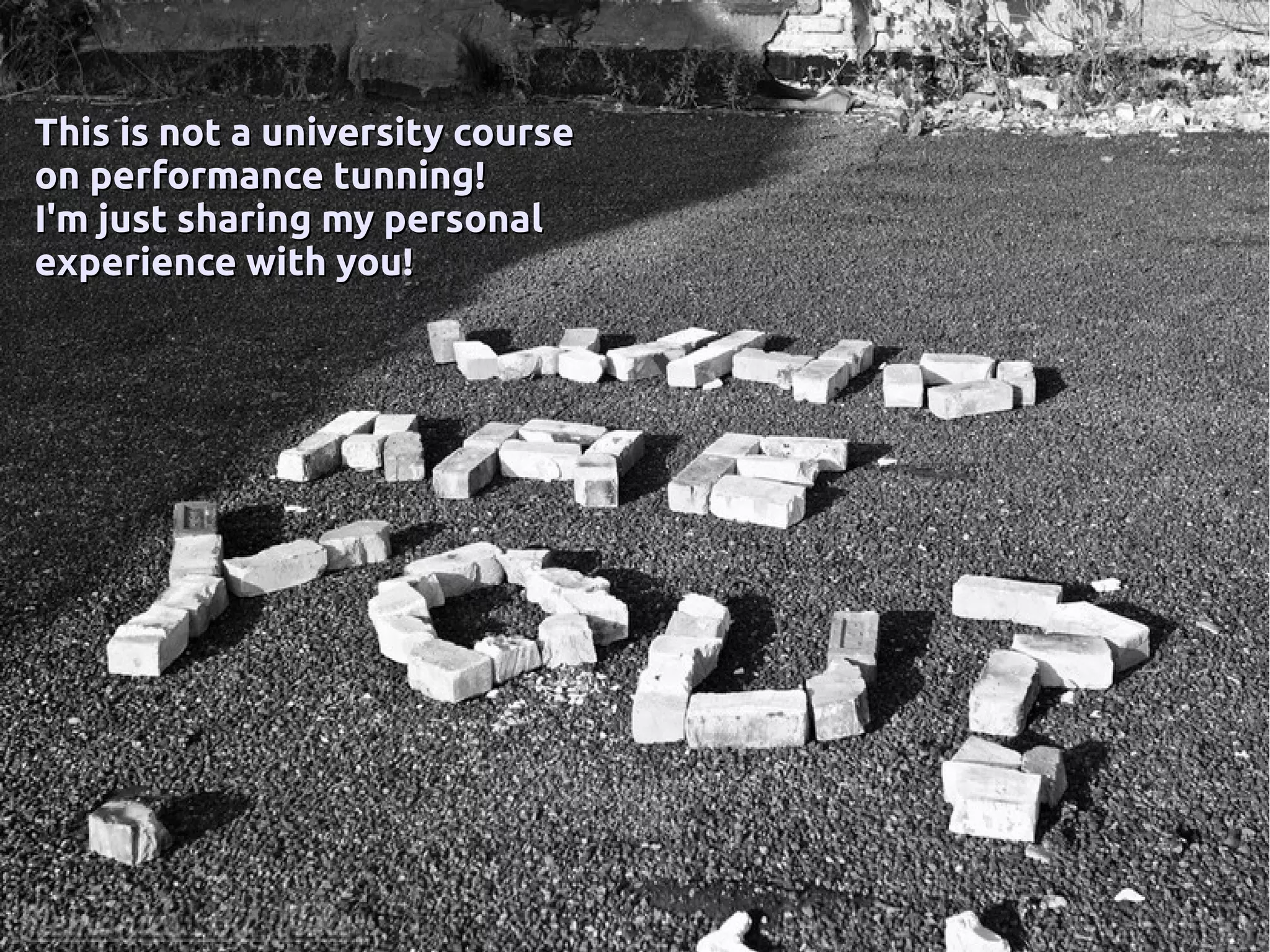 Moved to https://slidr.io/azzazzel/web-application-performance-tuning-beyond-xmx | PPT