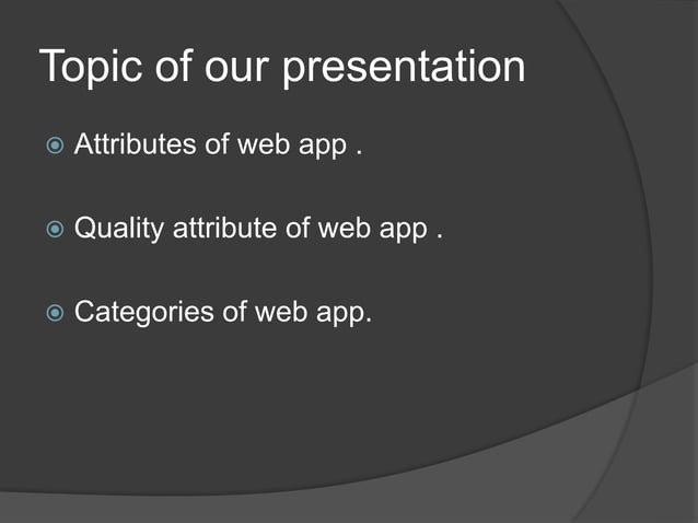 Web app presentation | PPTX | Browsers | Computer Software and Applications