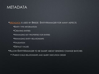 Web Application Development with Breeze.js